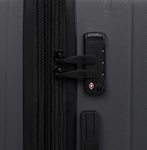it luggage Legion 32" Hardside Checked 8 Wheel Expandable Spinner, Asphalt