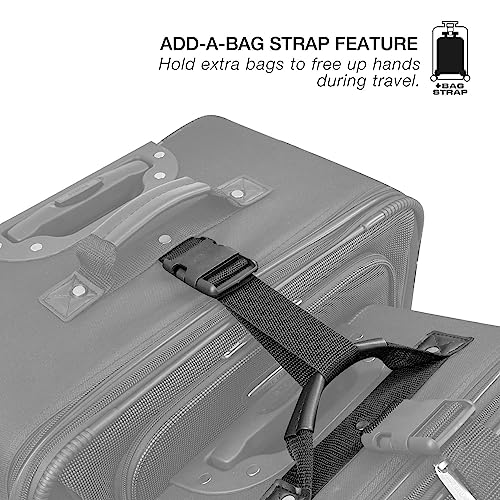Travel Select Amsterdam Expandable Rolling Upright Luggage, Gray, Checked-Large 29-Inch