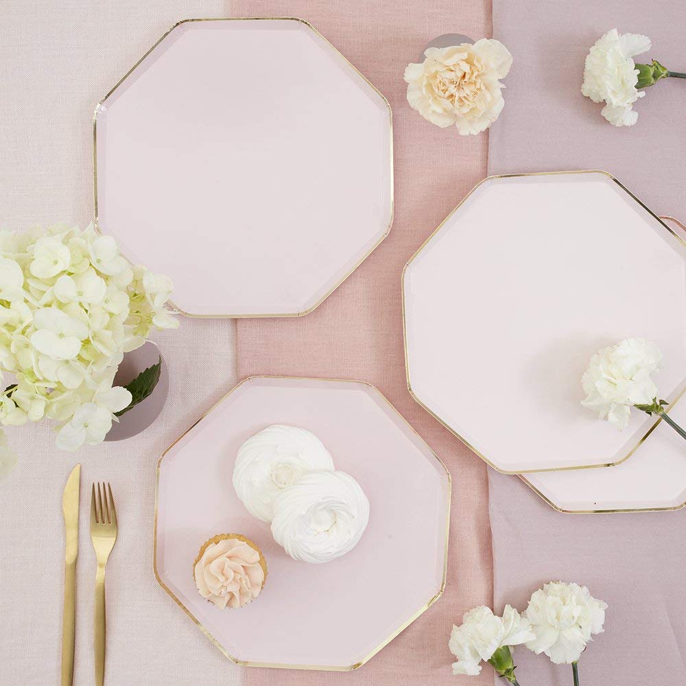 Meri Meri Dusky Pink Dinner Plates