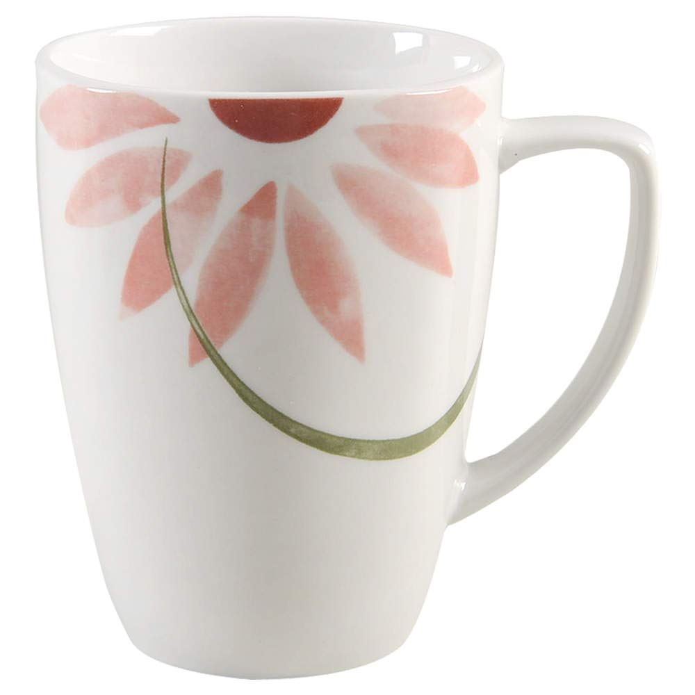Corelle Square 12-Ounce Mug, Pretty Pink