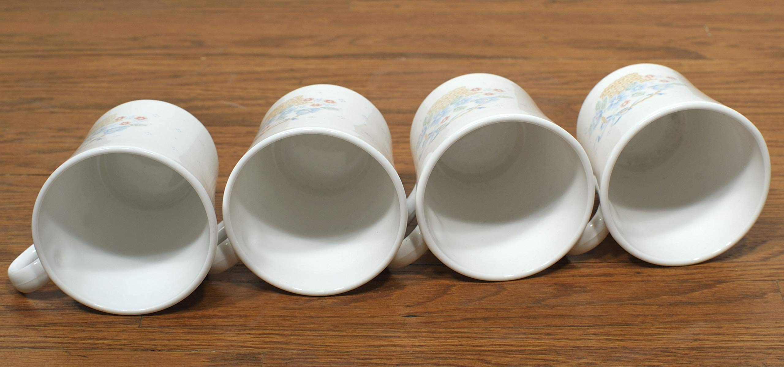 Corelle, Country Cornflower Cups/Mugs Set of (4)