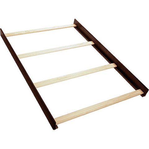 CC KITS Full-Size Conversion Kit Bed Rails for Evolur Cribs (Antique Brown)