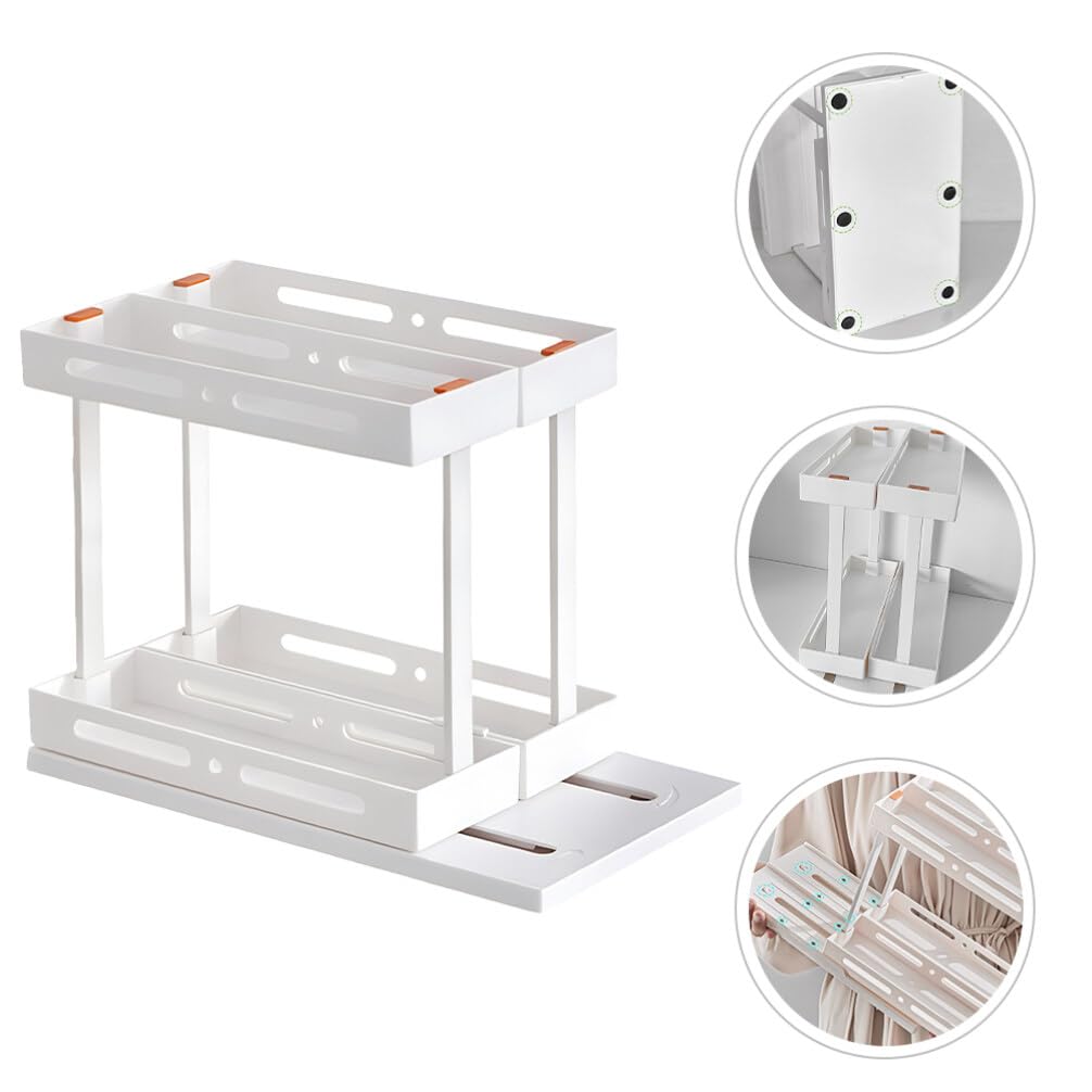 Alipis Kitchen Spice Rack Spice Jar Holder Bathroom Toiletry Organizers Tabletop Seasoning Rack Cosmetic Holder Kitchen Rack Dressing Table Organizer Desktop Spice Rack