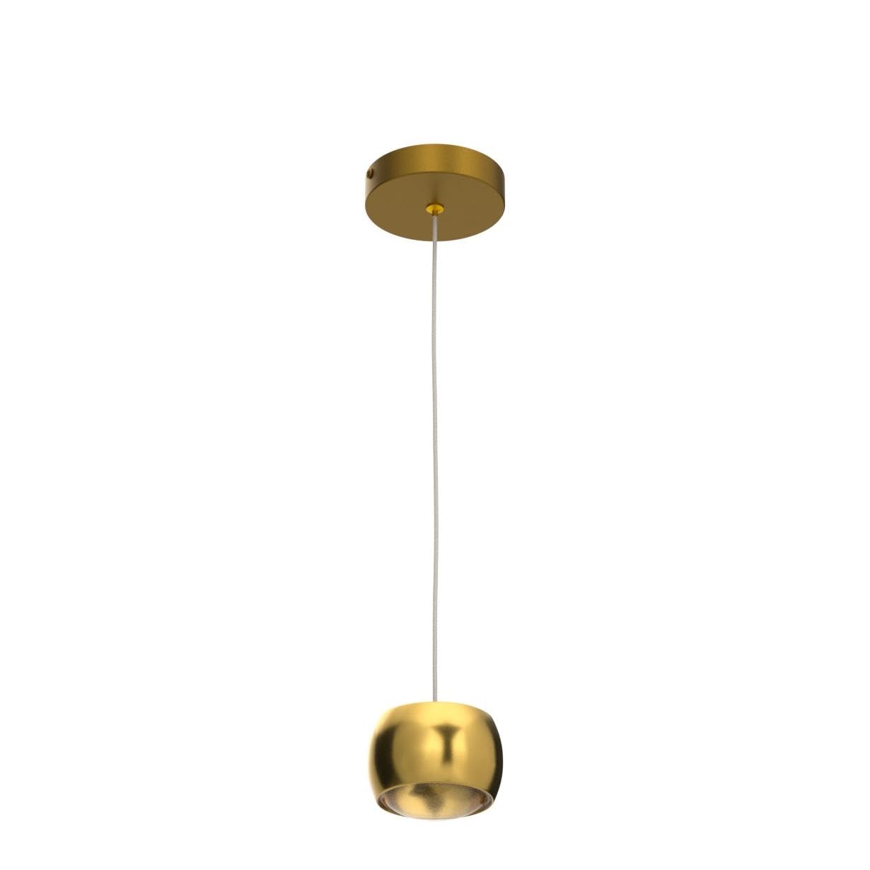 ADCTHOME Modern LED Dimmable Pendant Light fixtures,Mini Island Pendant Lighting for Kitchen Island Dinning Room,Bedroom,Bar, Kitchen Island Ceiling Hanging Light Fixtures(gold-3-Pack)