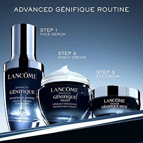 Lancôme Advanced Génifique Face Serum - For Fine Lines & Boosts Radiance - With Bifidus Prebiotic, Hyaluronic Acid & Vitamin Cg - 2.5 Fl Oz