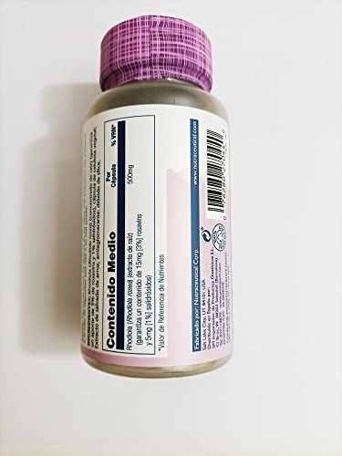 Solaray Super Rhodiola Root Extract 500 mg VCapsules, 60 Count