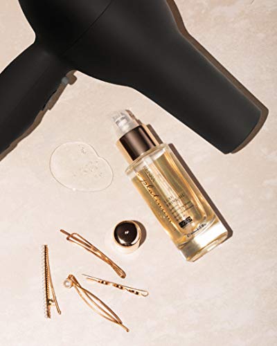 Kenra Platinum Luxe Shine Oil | Gold Enriched Nourishing Elixir |Enhances Shine & Manageability | Thermal Protection Up To 450F | Medium To Coarse Hair | 1.5 fl. Oz