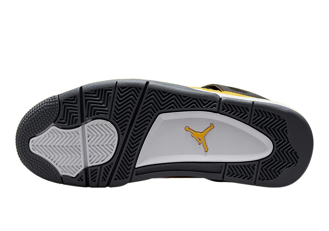 Nike Jordan Mens Air Jordan 4 Retro CT8527 700 Lightning 2021 - Size 9.5, Tour Yellow/Dark Blue Grey