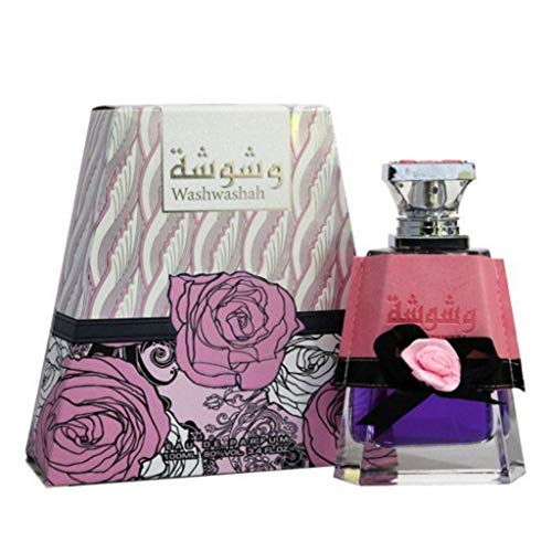 Washwashah for Women EDP - Eau De Parfum | Arabian Perfumery | Oriental Fruity-Floral Fragrance with Pink Pepper, Tuberose, Neroli, & Kashmir Wood | Everyday Essential | by Lattafa (Washwashah - 100 ML)