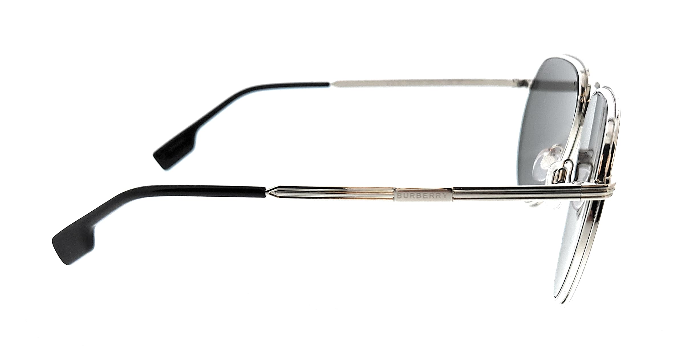BURBERRY Sunglasses BE 3135 100587 Scott Silver Dark Grey