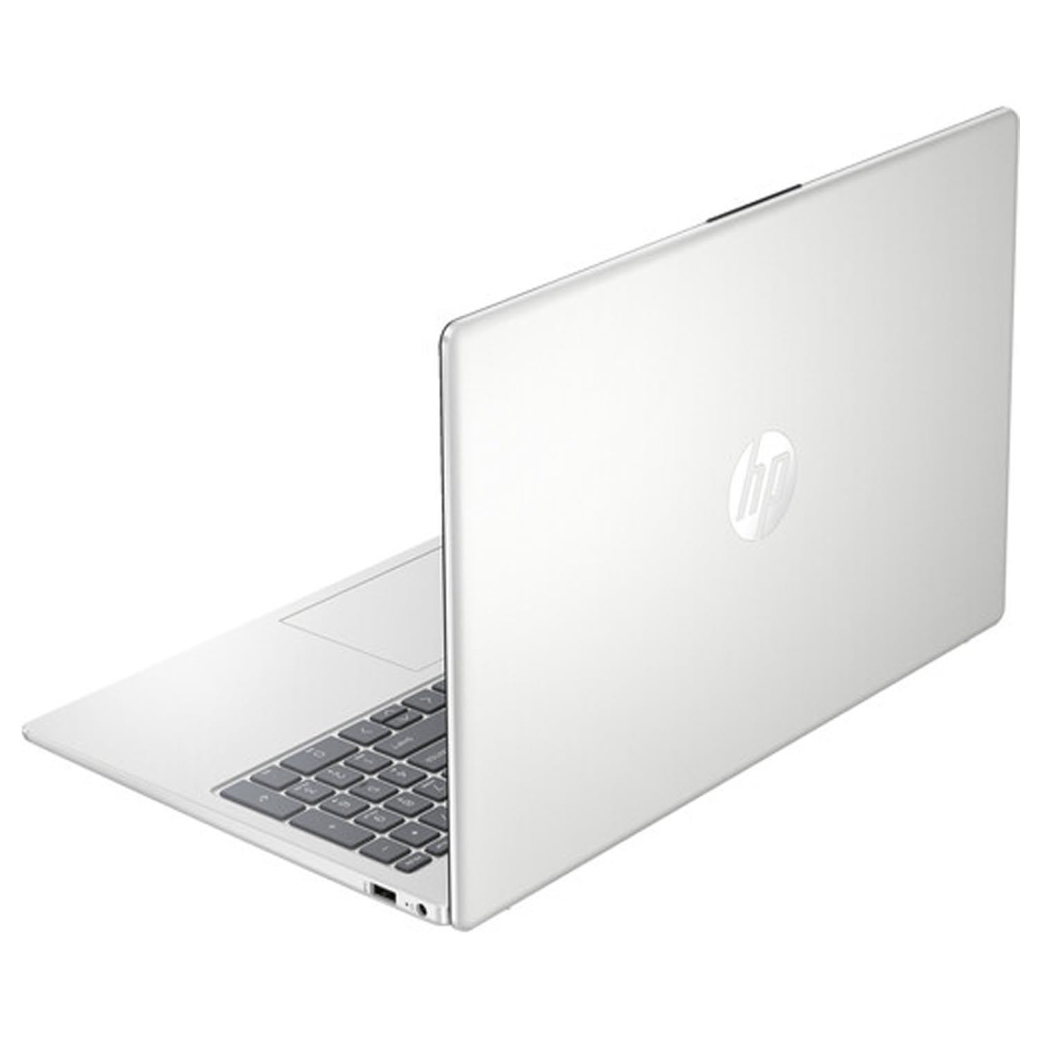 HP 15.6" Portable Laptop (Include 1 Year Microsoft 365), HD Display, Intel Quad-Core N200 Processor, 16GB RAM, 128GB Storage, Wi-Fi 6, Webcam, HDMI, Numeric Keypad, Windows 11 Home, Silver