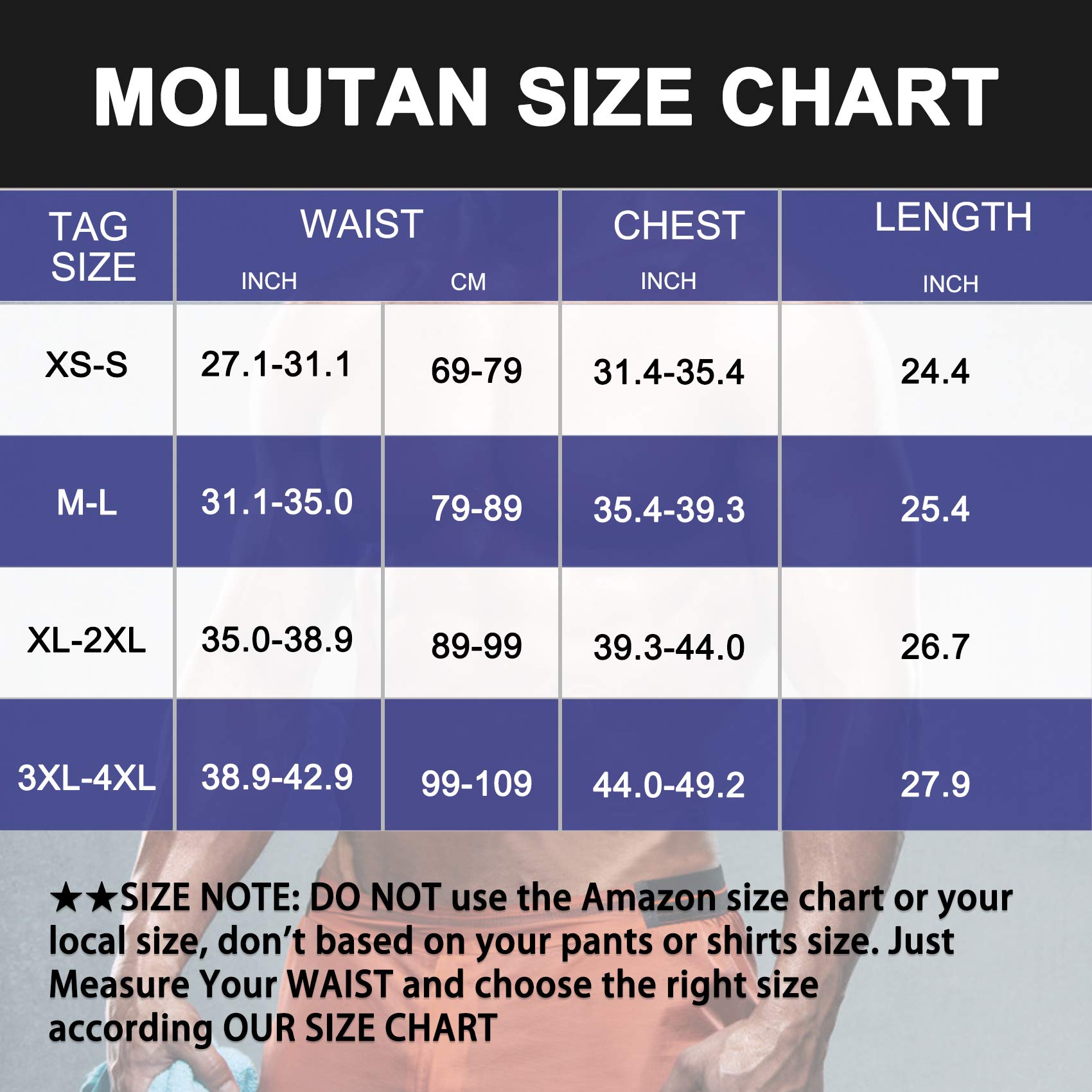 MOLUTAN Mens Compression Shirt Slimming Body Shaper Vest Sleeveless Waist Trainer Workout Tank Top Tummy Control Shapewear (Beige, Medium-Large)