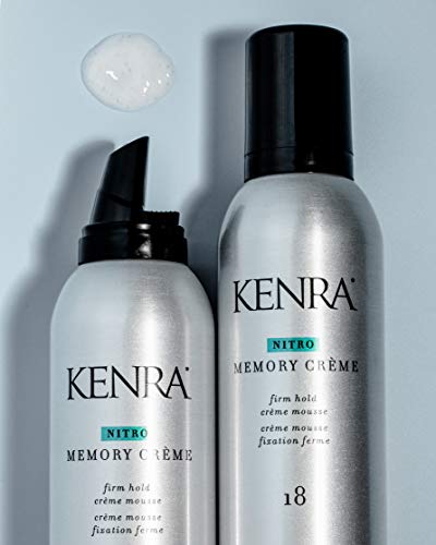 Kenra Nitro Memory Crème 18 | Firm Hold Crème Mousse | 3 Day Style Memory | 1st Nitrogen Crème Mousse | No Stick Application | All Hair Types | 8 fl. Oz