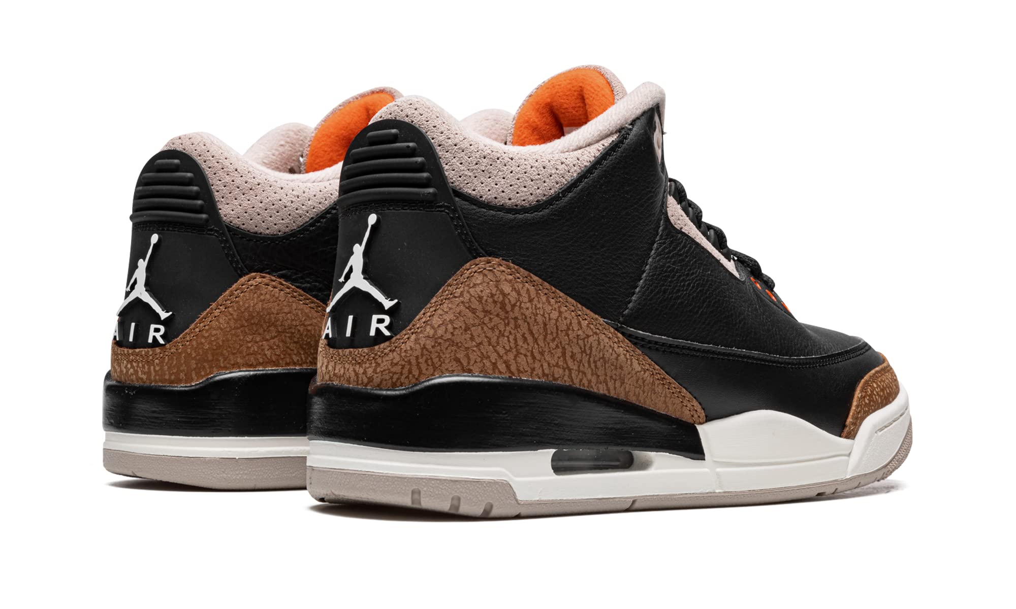 Nike Jordan Mens Air 3 Retro CT8532 008 Desert Elephant - Size 7 Black/Gym Red-white-sail