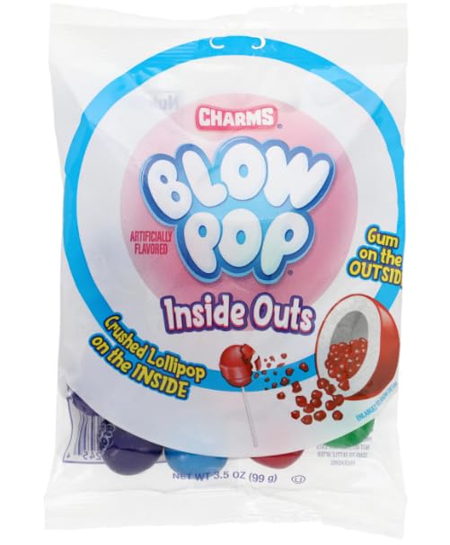 Blow Pop, Inside Outs, Crushed Lollipop on the Inside, Gum on the outside