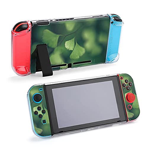 ERFGT Gin-Kgo Pat-Tern Case for Nintendo Switch with Screen Protector Slim Anti-Scratch Anti-Slip Protective Case Cover for Girls and Boys