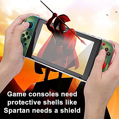 ERFGT Gin-Kgo Pat-Tern Case for Nintendo Switch with Screen Protector Slim Anti-Scratch Anti-Slip Protective Case Cover for Girls and Boys