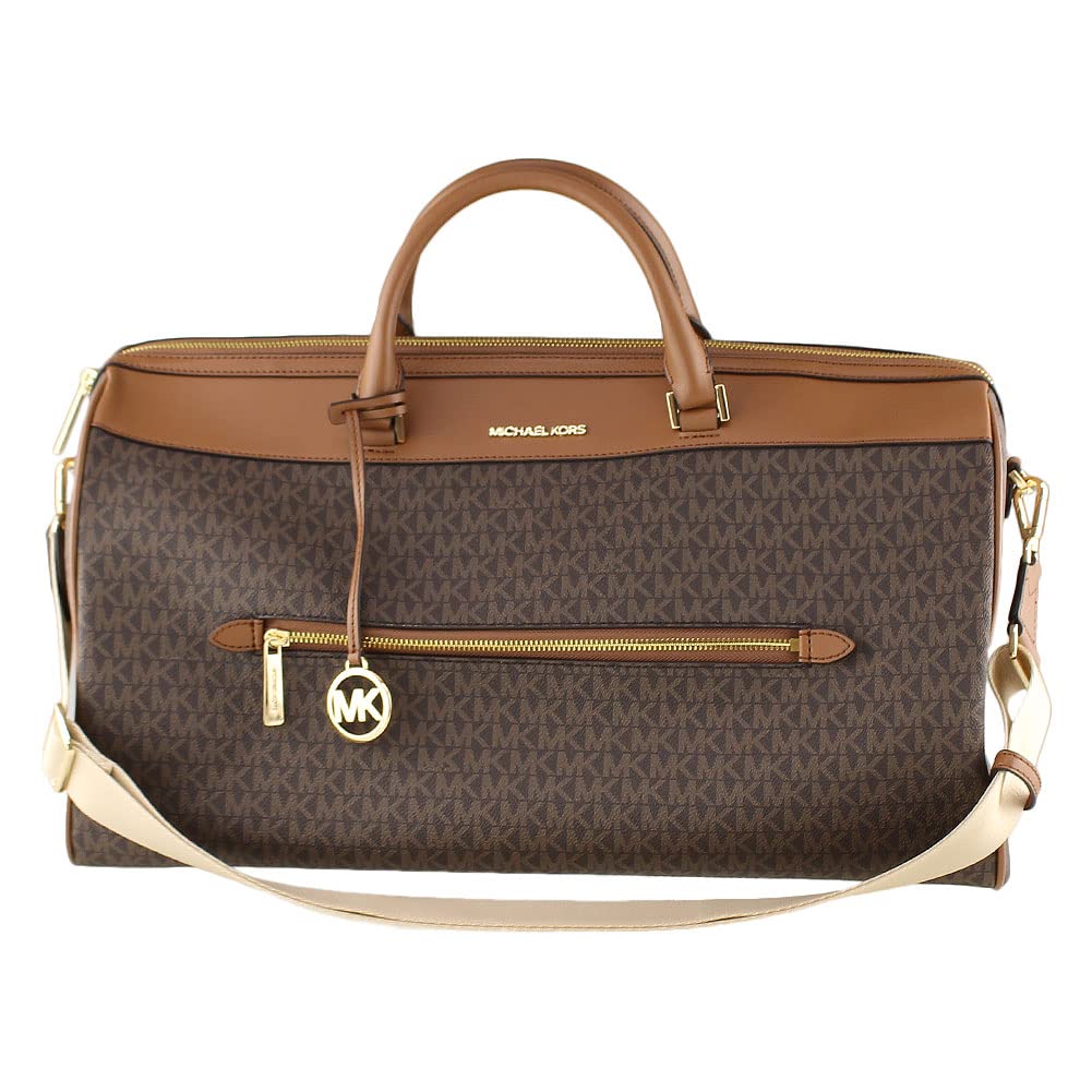 Michael Kors Extra Large Top Zip Duffle Bag, Brown, X-Large