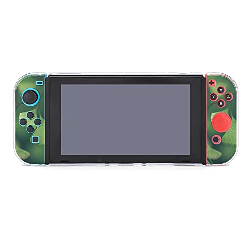 ERFGT Gin-Kgo Pat-Tern Case for Nintendo Switch with Screen Protector Slim Anti-Scratch Anti-Slip Protective Case Cover for Girls and Boys