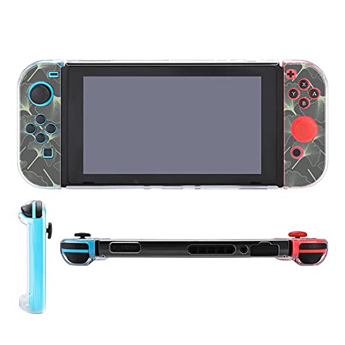 ERFGT Gin-Kgo Pat-Tern Case for Nintendo Switch with Screen Protector Slim Anti-Scratch Anti-Slip Protective Case Cover for Girls and Boys