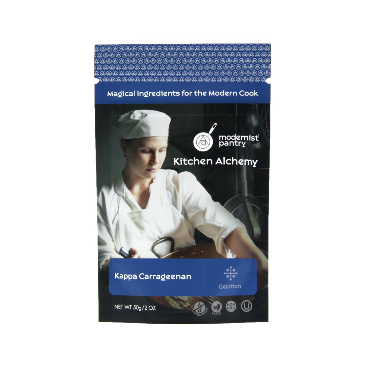 Pure Refined Kappa Carrageenan ⊘ Non-GMO ☮ Vegan ✡ OU Kosher Certified - 50g/2oz (The original recommended for Vegan Cheese)