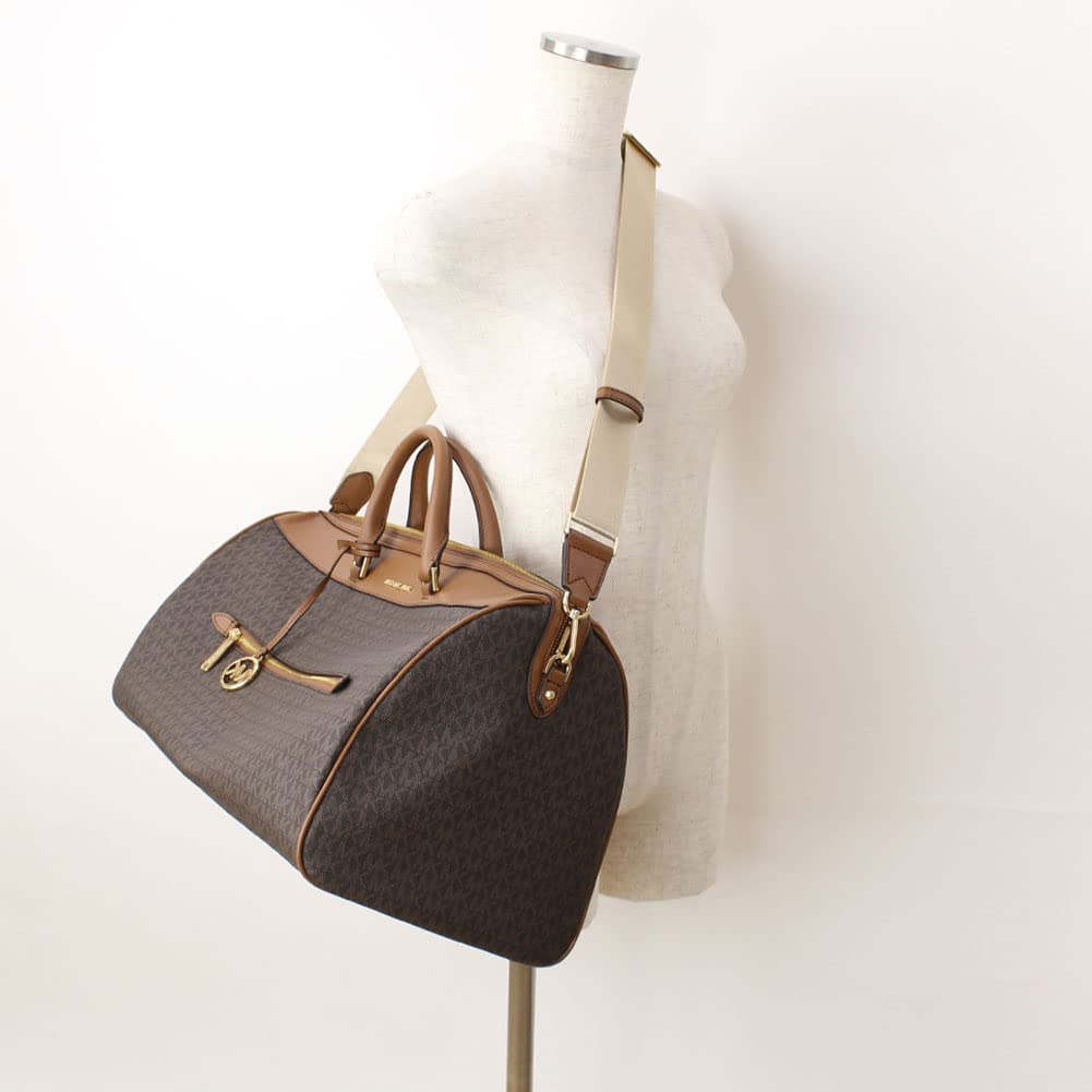 Michael Kors Extra Large Top Zip Duffle Bag, Brown, X-Large