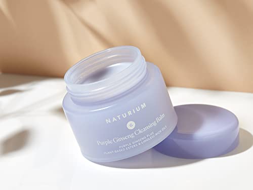 Naturium Ultimate Double Cleanse Set, Purple Ginseng Cleansing Balm & Niacinamide Cleansing Gelee 3%