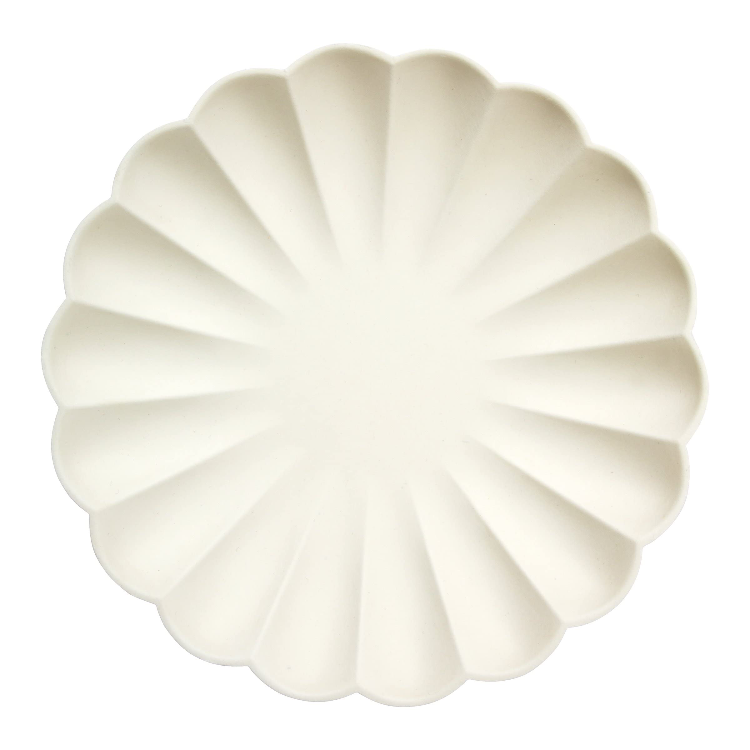 Meri Meri Compostable Party Plates, Pack of 8 Eco Friendly Plates for Parties and Occasions, Single Use, Compostable/Disposable