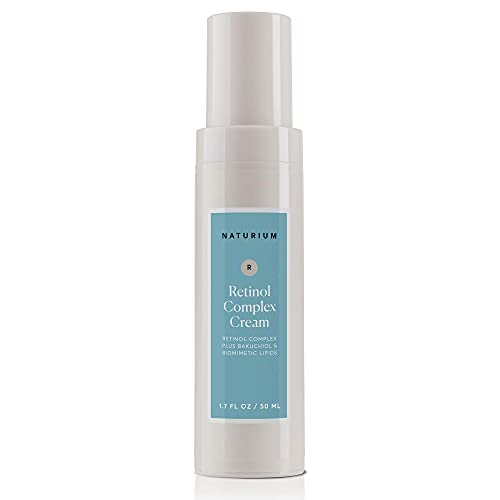 Naturium Retinol Complex Face Cream 2.5% Plus Bakuchiol & Biomimetic Lipids, Moisturizing Skin Repair Facial Cream, 1.7 oz