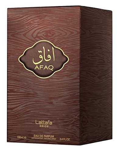 Afaq By Lattafa Pride Edp - Eau De Parfum 100ml(3.4 Oz) | Pear, Cassis, Tuberose, Jasmine, Cashmeran, Sandalwood | By Lattafa Perfumes