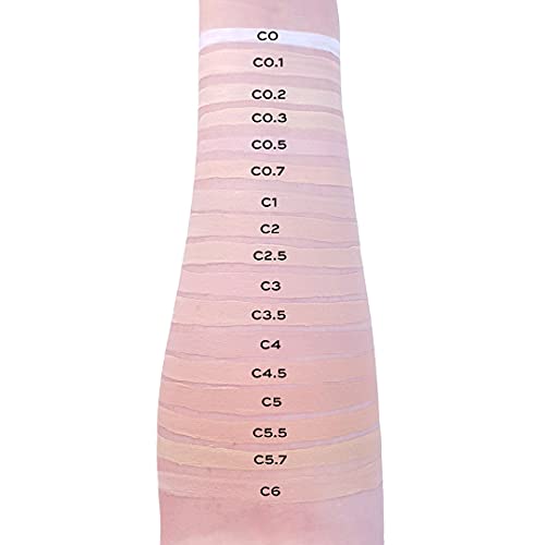 Makeup Revolution Conceal & Define Concealer, Full Coverage Makeup Concealer, Matte Finish & Long Wear, For Fair Skin Tones, Vegan, C6, 4ml