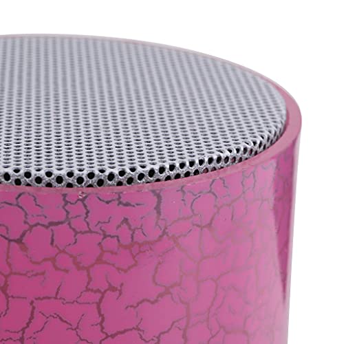 Act of Treason Mini Wireless Bluetooth Waterproof Speaker SD Card Portable Stereo LED Light For Smartphone Stereo Music Surround Bass Box,white