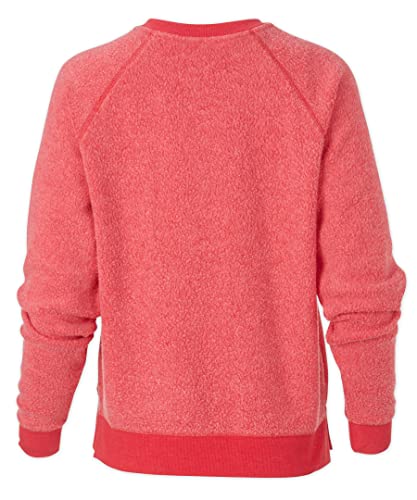 boxercraft Women's University of Maryland Terrapins Fleece Out Crew, Red, L