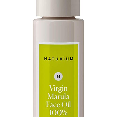 Naturium Virgin Marula Face Oil 100%, With Unrefined Organic Marula Oil, Hydrating & Lightweight, 1 oz