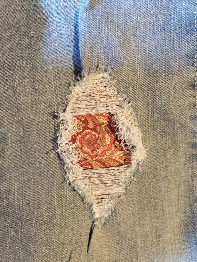 Inside-Out Paisley Four Pattern Iron On Patches