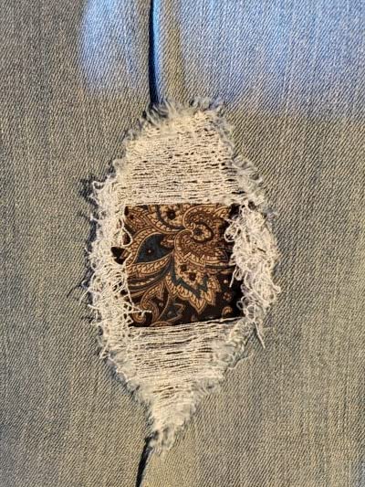 Inside-Out Paisley Four Pattern Iron On Patches