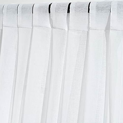 Lush Decor Zuri Flora Sheer Window Curtain Panel Pair, 84" Long x 38" Wide, Blue & Coral