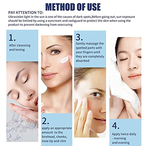 Inlifay Dark Spot Remover for Face Hyperpigmentation Treatment. Dark Spots, Melasma, Freckle, Sun Spots Removal Dark Spot Corrector Cream for Women and Men