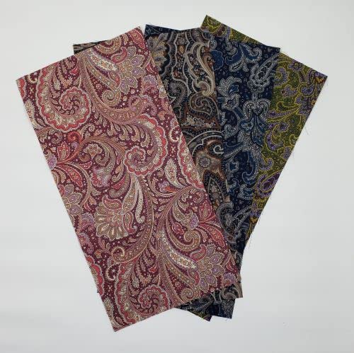 Inside-Out Paisley Four Pattern Iron On Patches
