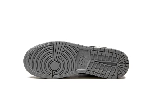 Nike Jordan Youth Air Jordan 1 Mid SE Craft GS DV0438 001 - Size 5.5Y, Black/Cement Grey-lt Graphite