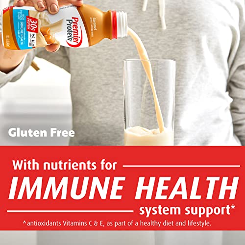 Premier Protein Shake, Caramel, 11.5 Fl. Oz (Pack of 12)