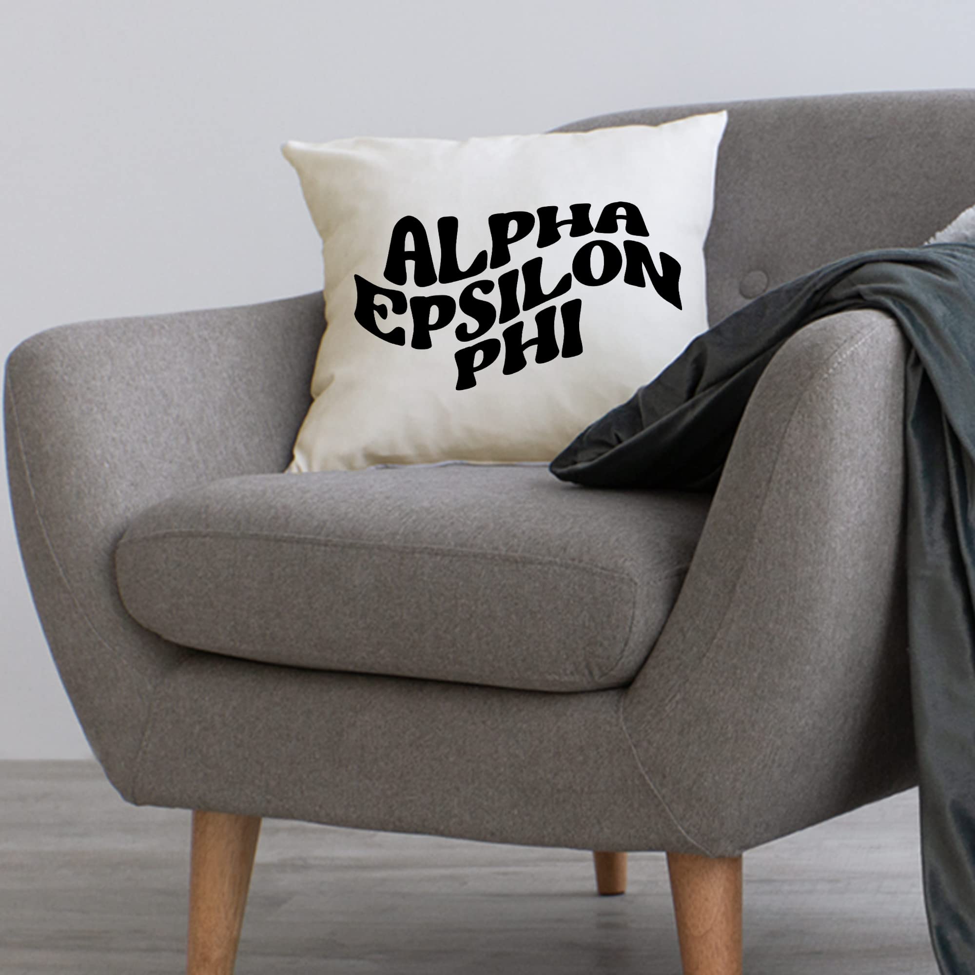 sockprints Mod Kappa Delta Pillow Cover 18x18 - Sorority Throw Pillow Covers - Sorority Accent Pillow - College Accent Pillow Sham