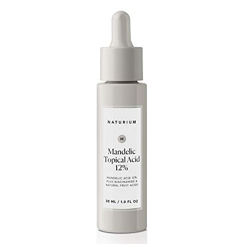 Naturium Mandelic Topical Acid 12%, Plus Niacinamide & Natural Fruit Acids, Anti-Aging Skin Treatment, 1.0 oz