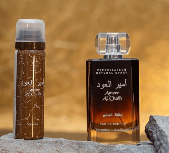 Lattafa Perfumes Collection |Ameer Al Oud Intense Oud & Ameer Al Oudh |EDP-100ML-3.4Oz| Woody, Sweet Oud, Bukhoor |Oriental Perfum. (ameer al oudh)