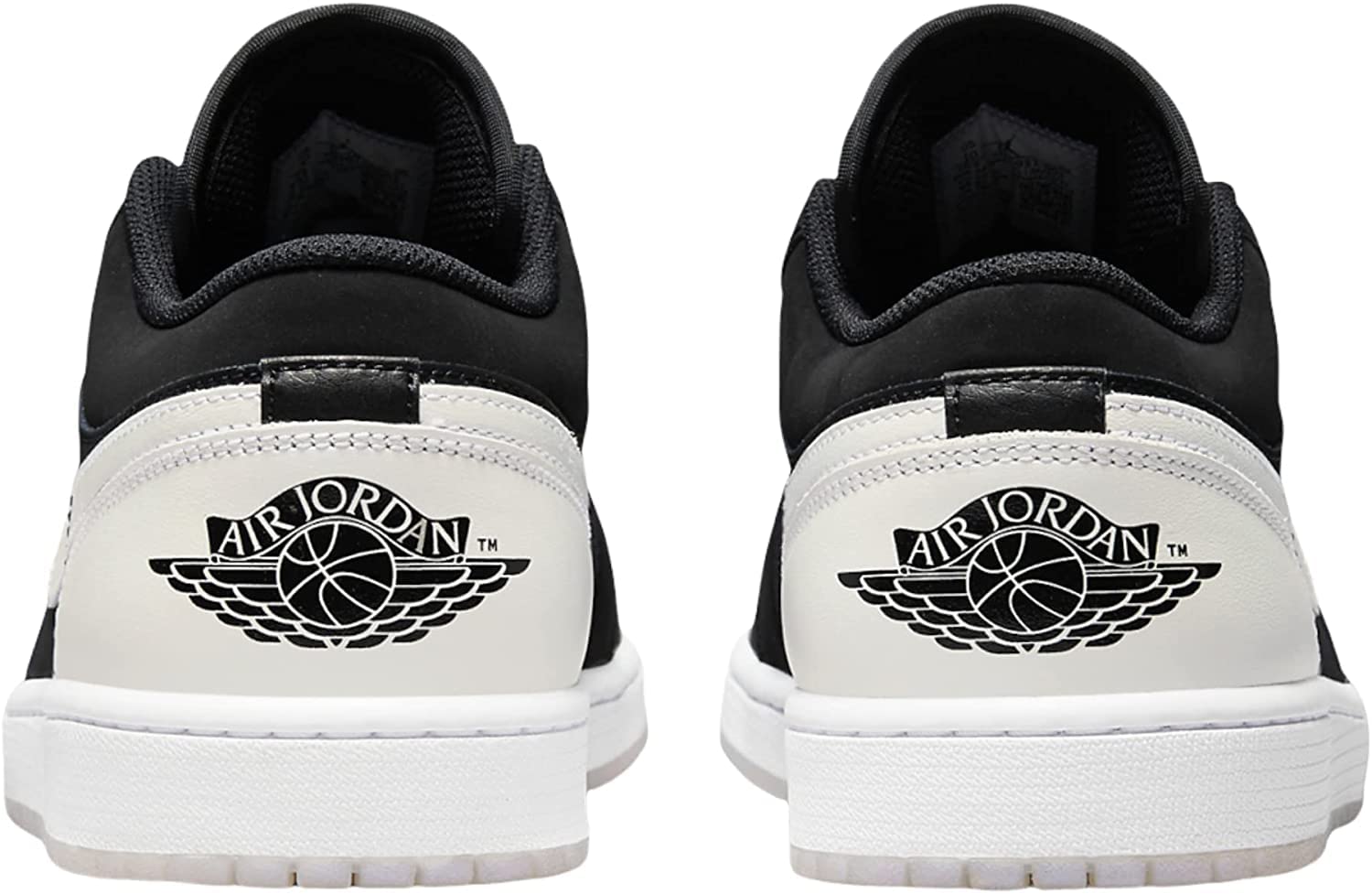 Nike Men's Air Jordan 1 Low Shoes, Black/Multi-color/White/Black, 11
