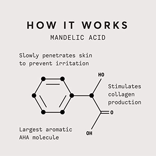 Naturium Mandelic Topical Acid 12%, Plus Niacinamide & Natural Fruit Acids, Anti-Aging Skin Treatment, 1.0 oz
