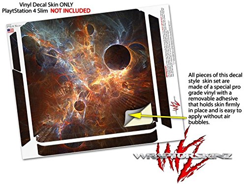 Kappa Space - Decal Style Skin fits Sony PlayStation 4 Slim Gaming Console