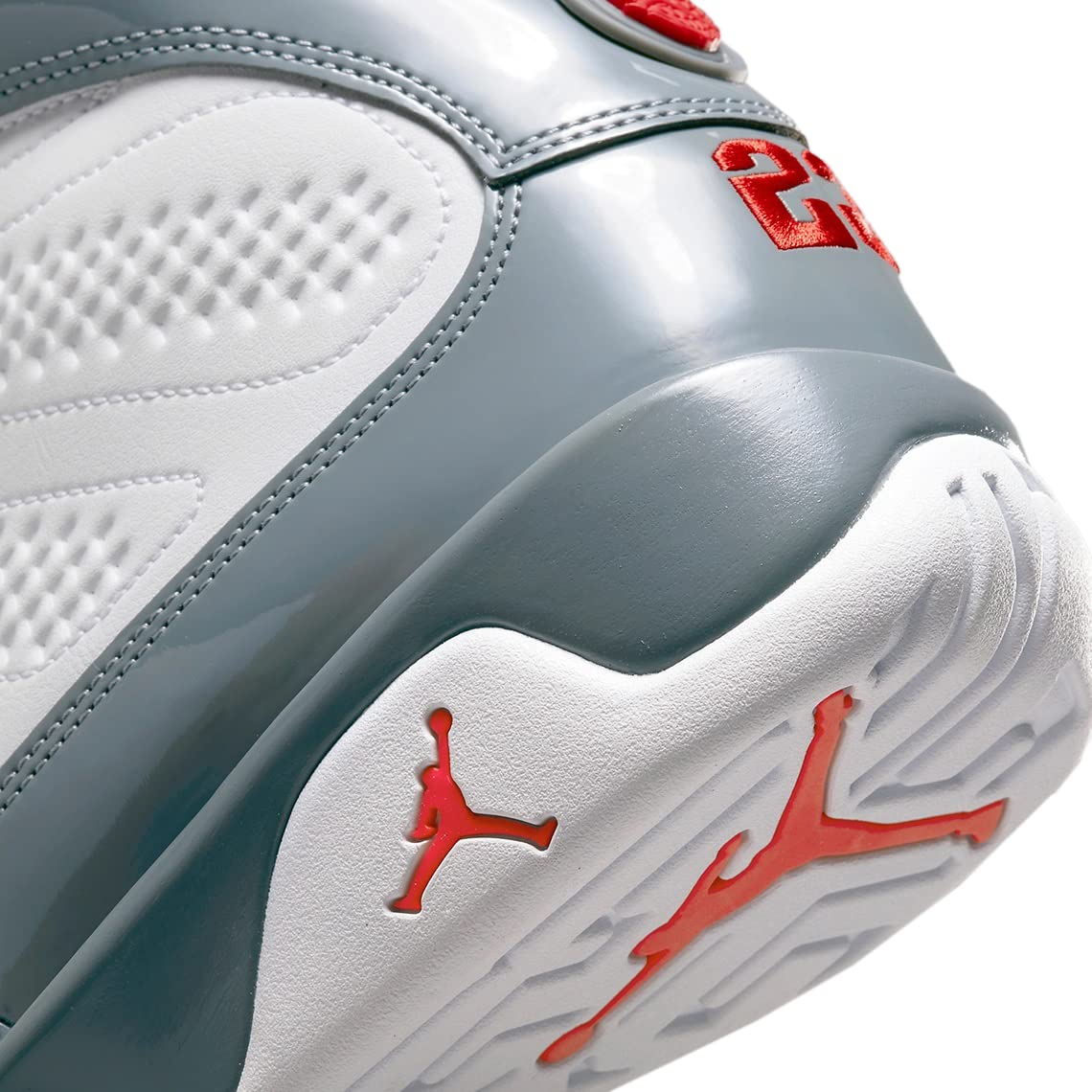 Jordan Men's 9 Retro Fire Red White/Fire Red-Cool Grey (CT8019 162) - 10