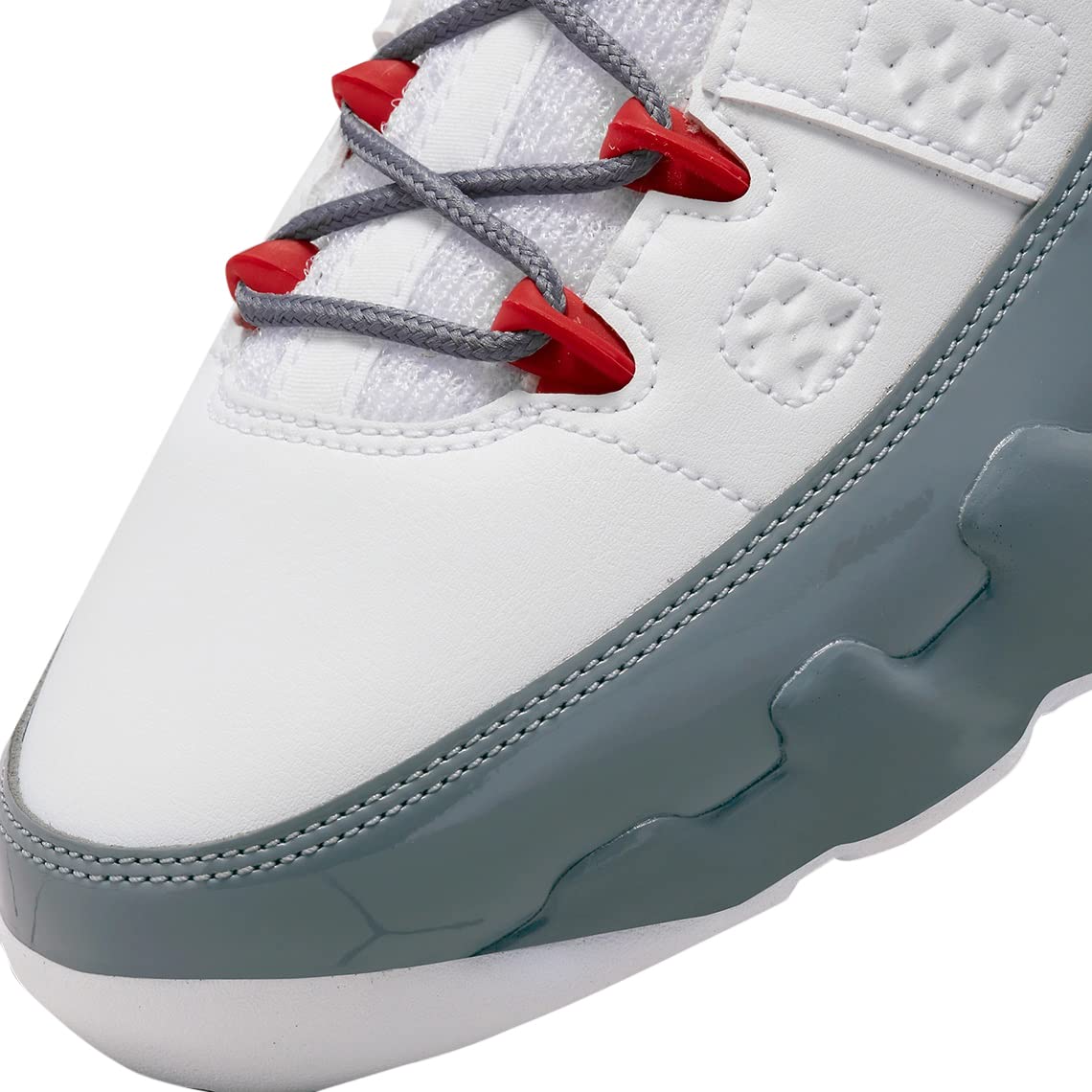 Jordan Men's 9 Retro Fire Red White/Fire Red-Cool Grey (CT8019 162) - 10