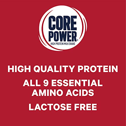Fairlife Core Power 26g Protein Milk Shakes, Ready To Drink for Workout Recovery, Strawberry Banana, 14 Fl Oz